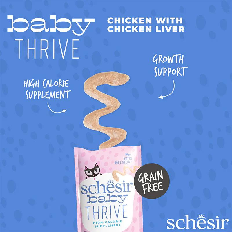 Schesir Baby Thrive Mousse Kitten - Chicken 160g (20x8g) | SMBG B2B Website